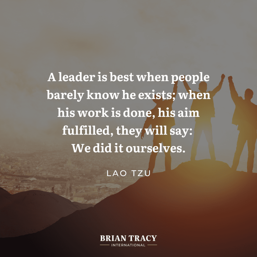 117 Leadership Quotes for Inspiration | Brian Tracy